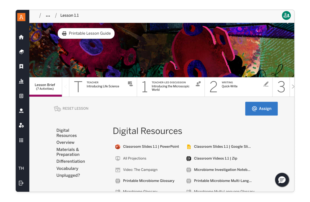 Navigating the Lesson Brief