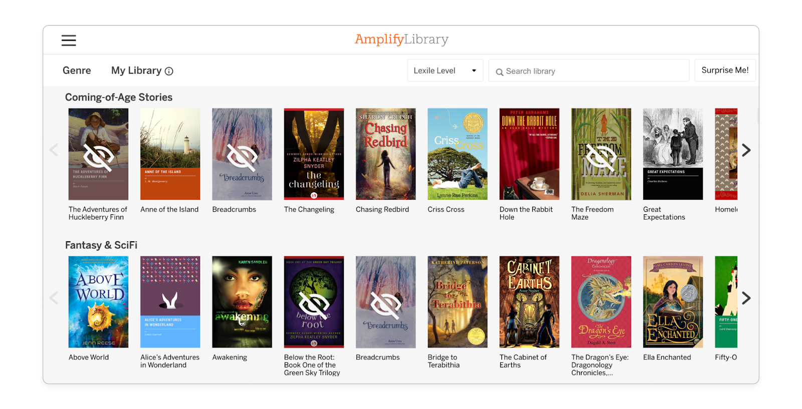 Customize your Amplify Library