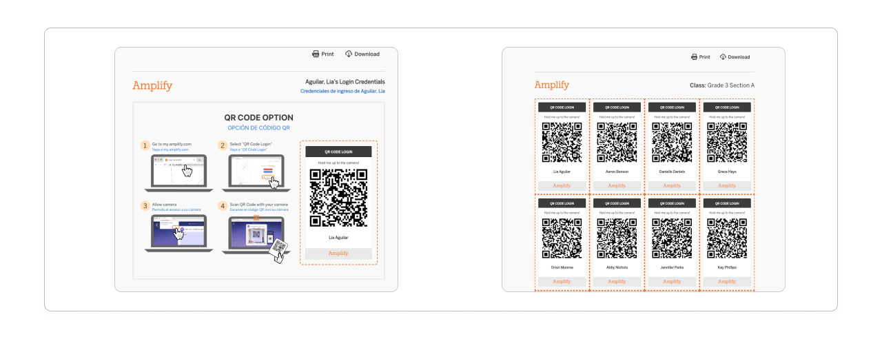 Amplify QR Code login