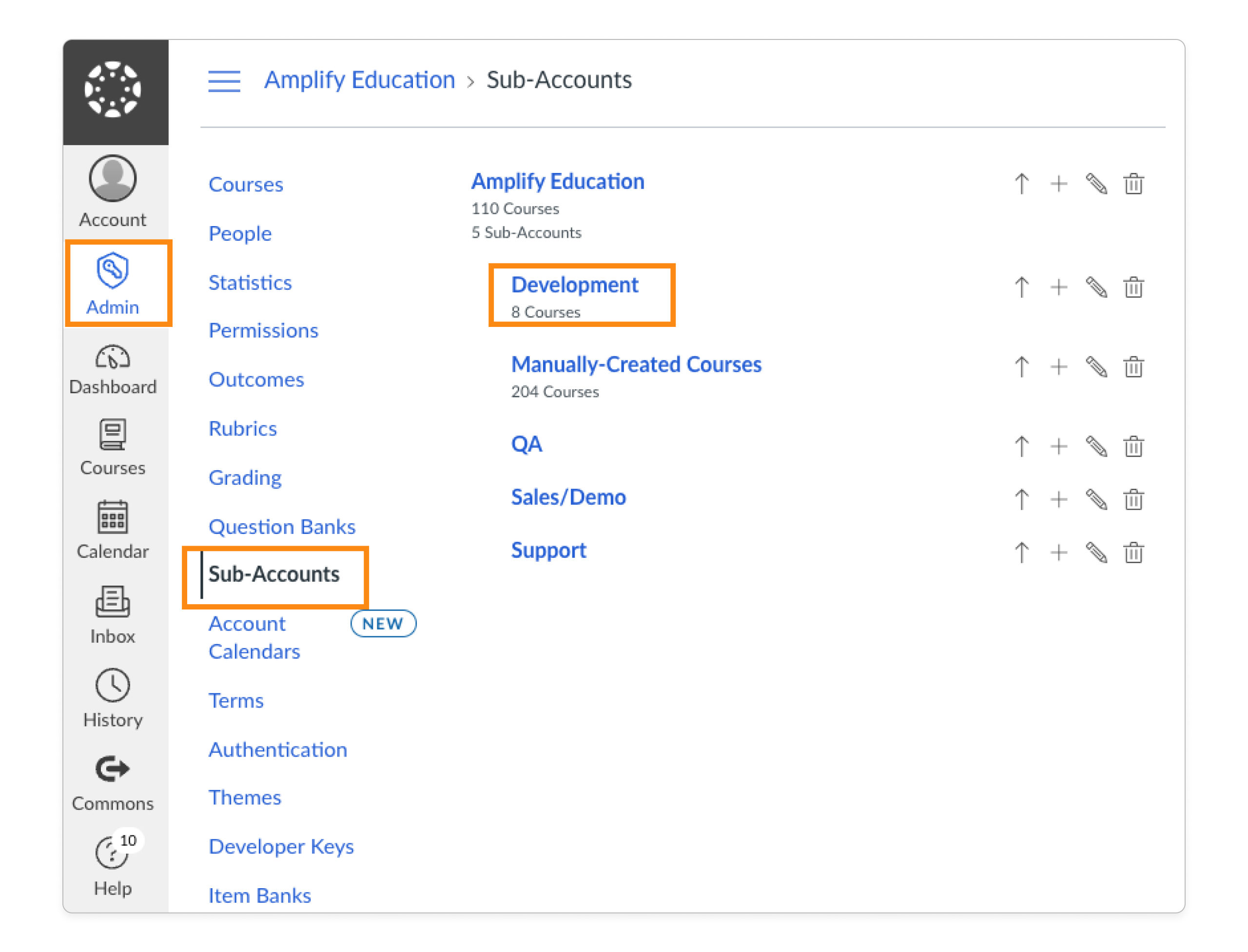 Canvas: District setup for the Amplify LTI 1.3 App