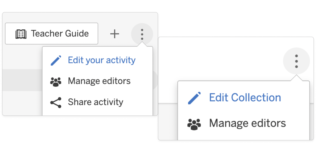 Amplify Classroom: Manage editors
