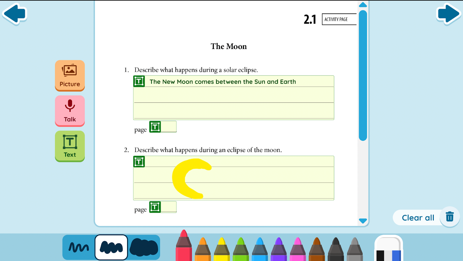 The Amplify Science digital experience for grades K–5