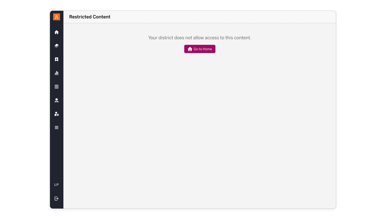 Amplify Classroom: Why can't I access the Discover page?