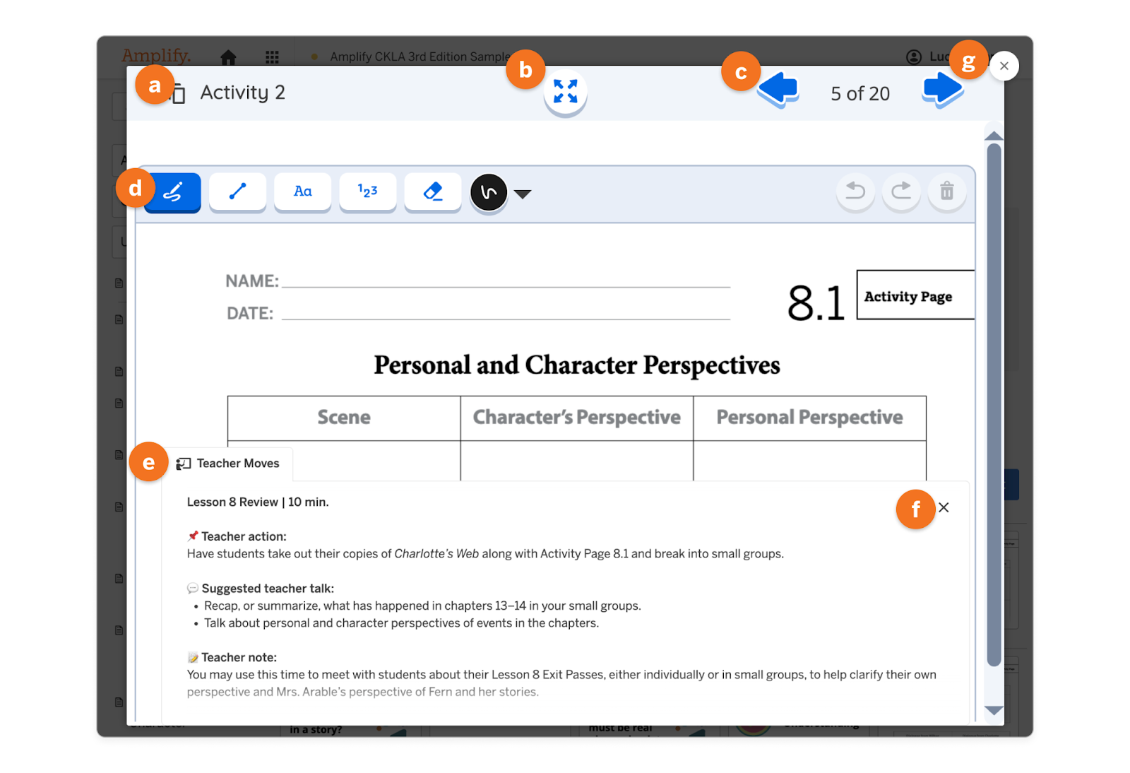 Amplify CKLA 3rd Edition: Presentation screens