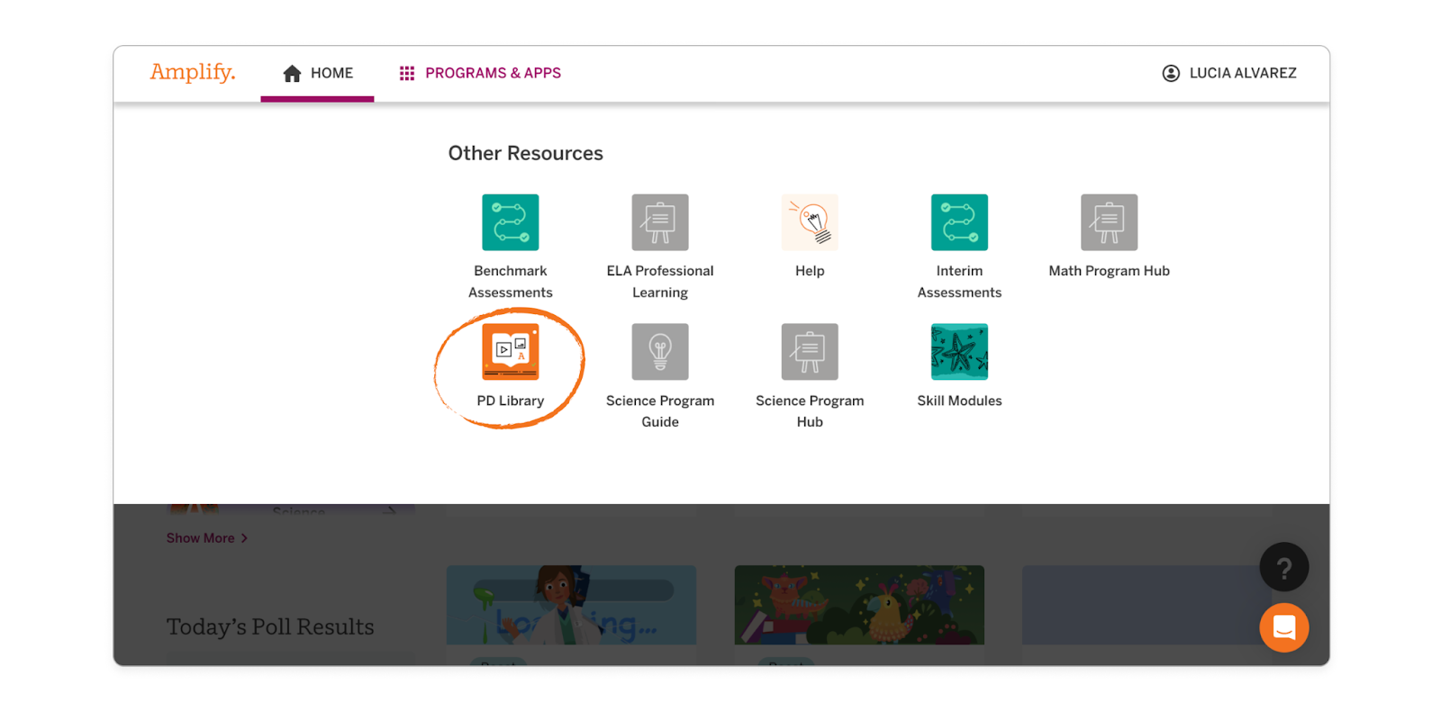 Amplify Science: PD Library enhancement